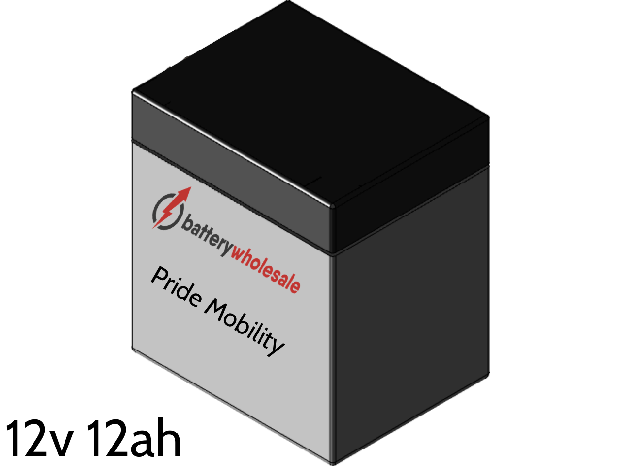 Pride Mobility Go Go - Pack is for (2) 12V 12AH Batteries | Battery ...